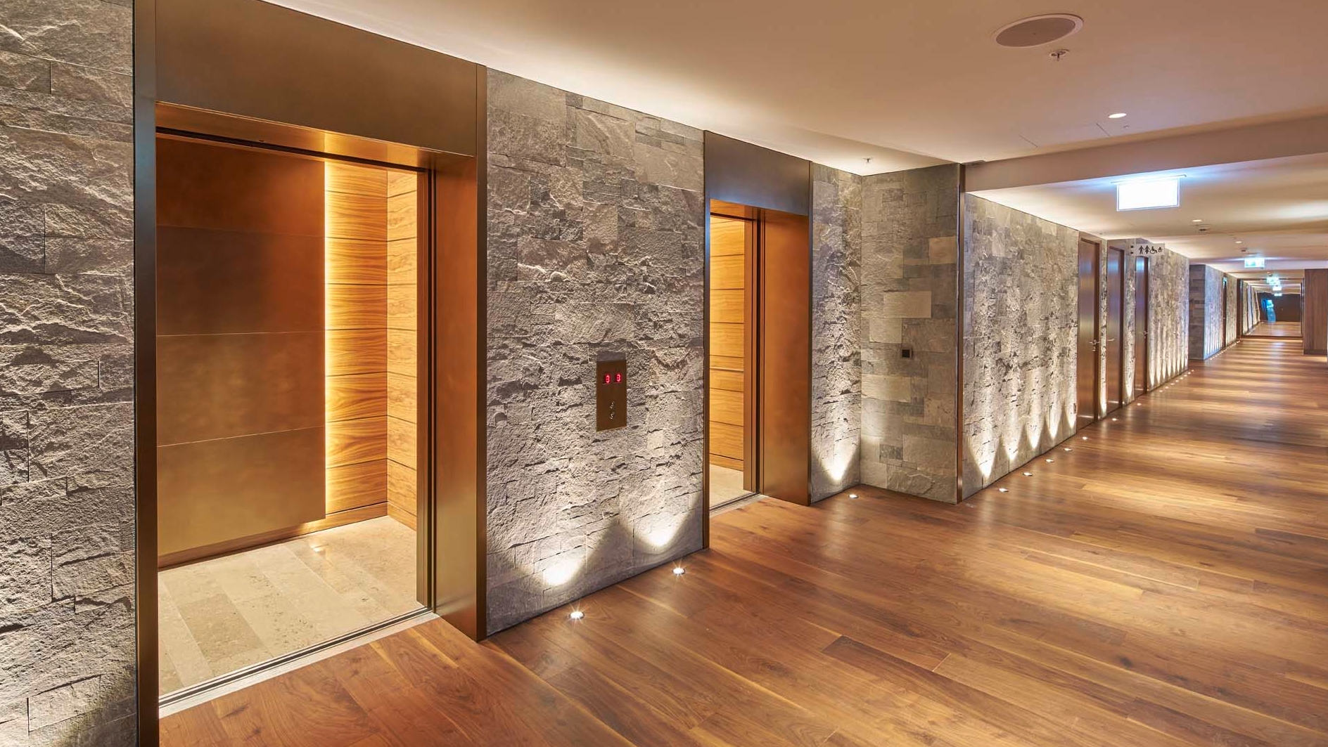 hotel elevator interior