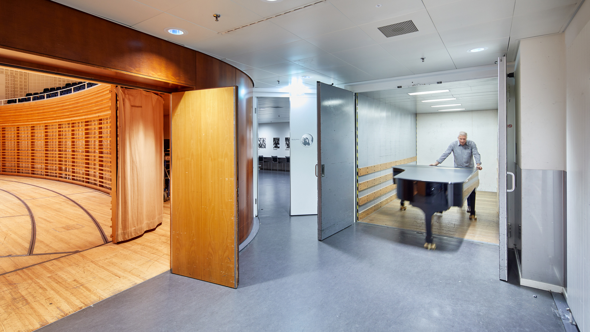freight elevator interior