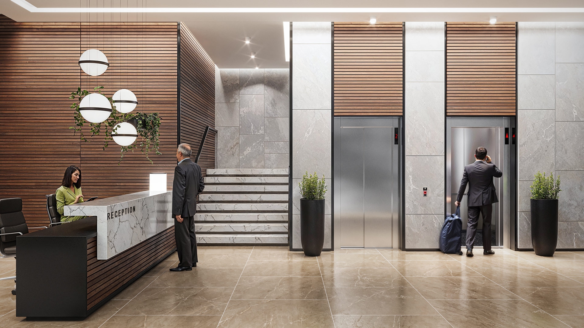 hotel elevator interior